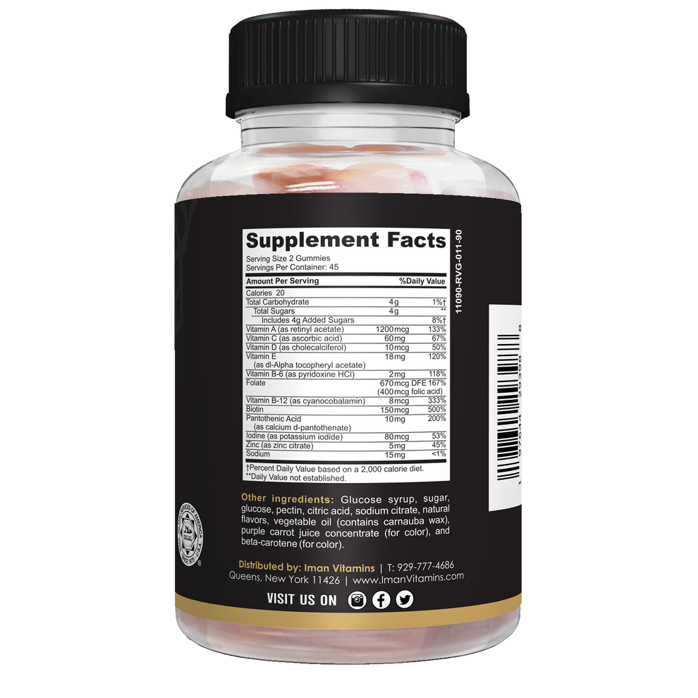 Halal Adult Multivitamin Gummies – Iman Vitamins